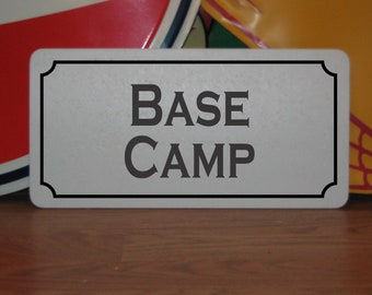 Base Camp Sign | Etsy