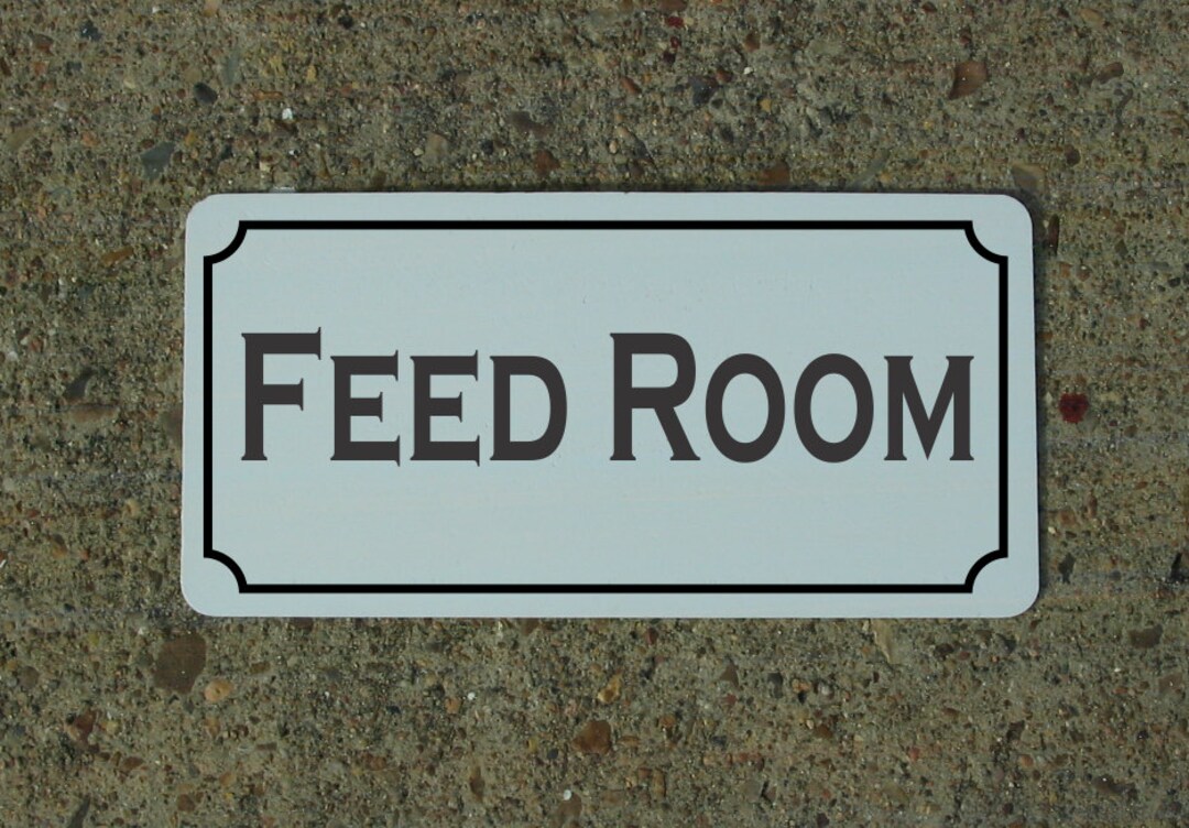 FEED ROOM Metal Sign for Farm Ranch Kitchen Stable - Etsy