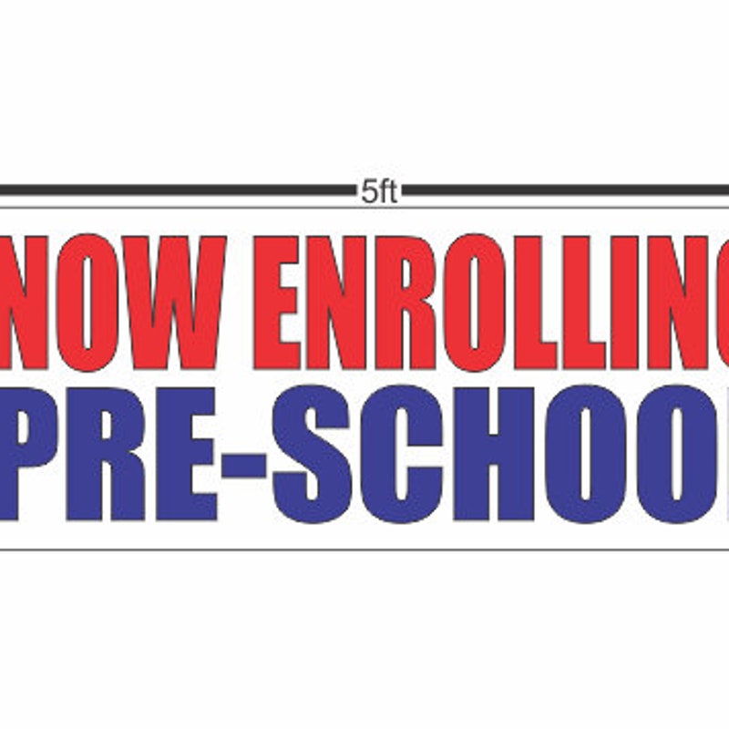 Now Enrolling Banner - Etsy