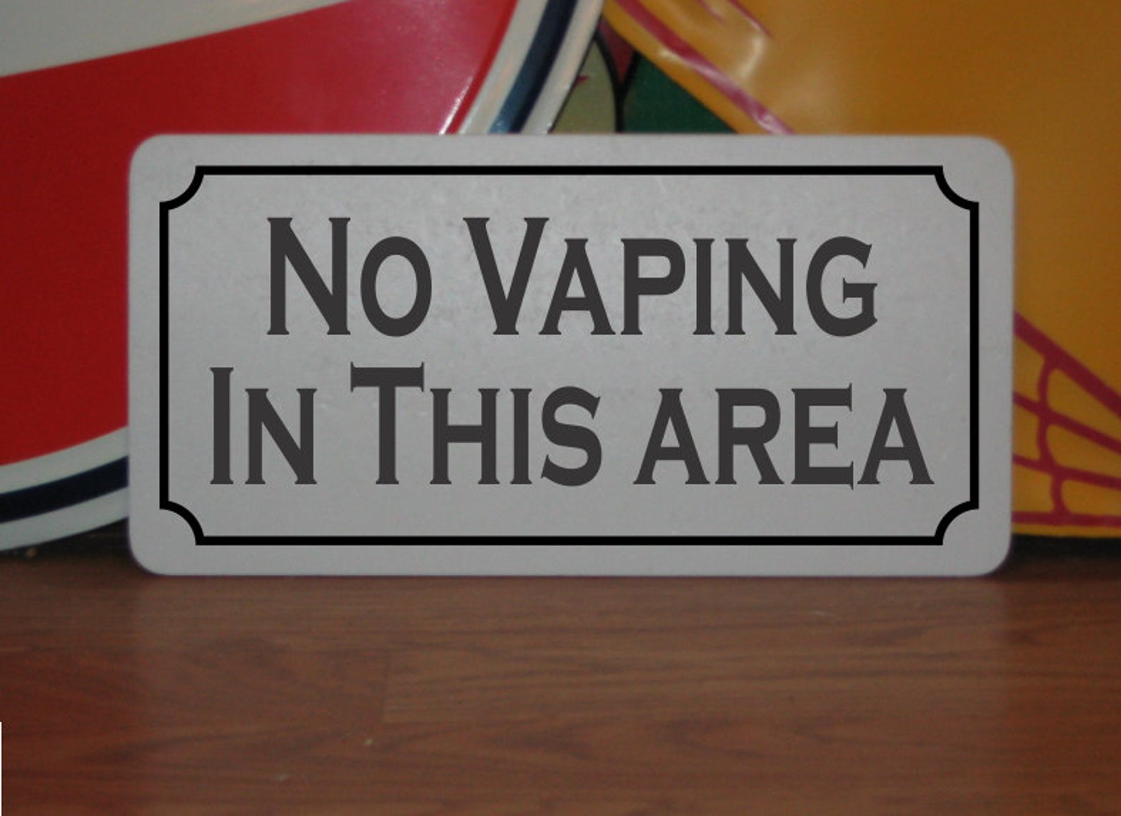 NO VAPING in This Area Metal Sign for an Bar Restaurant Man - Etsy