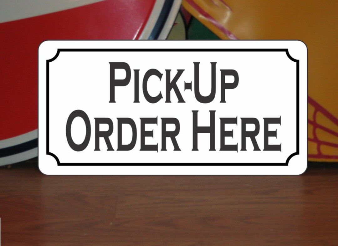 PICK up ORDER HERE 6"12" Metal Sign - Etsy