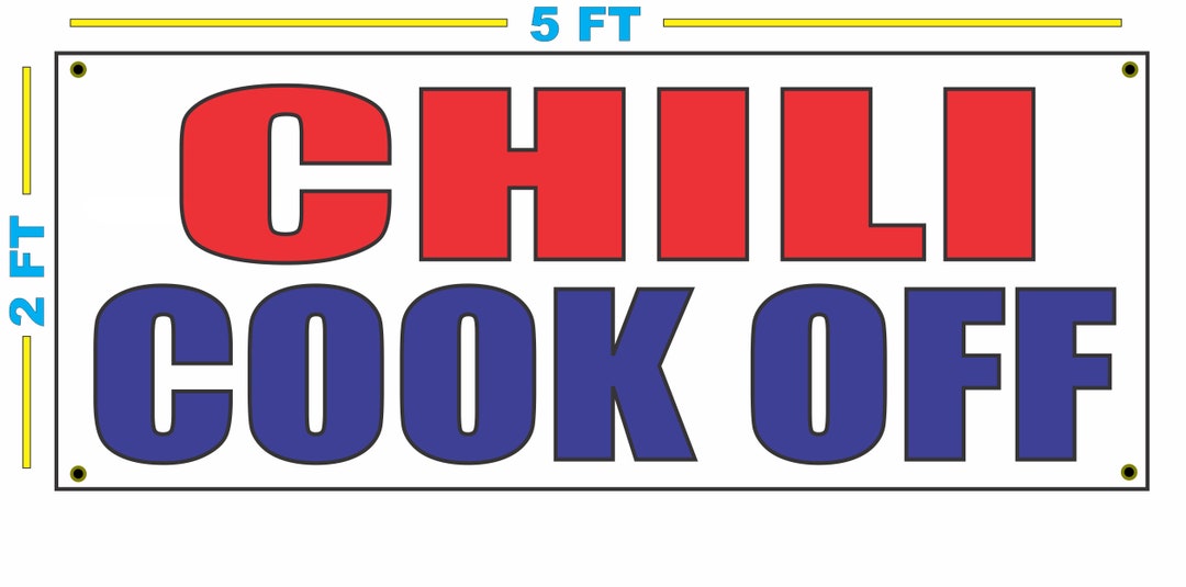 Chili Cook off Banner Sign - Etsy