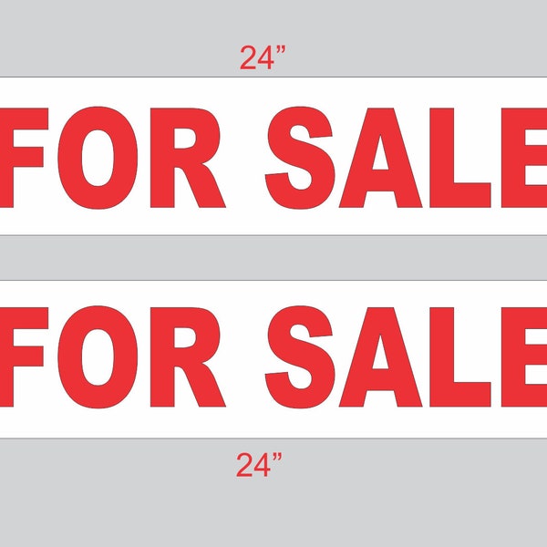 6x24 Sign Riders - Etsy