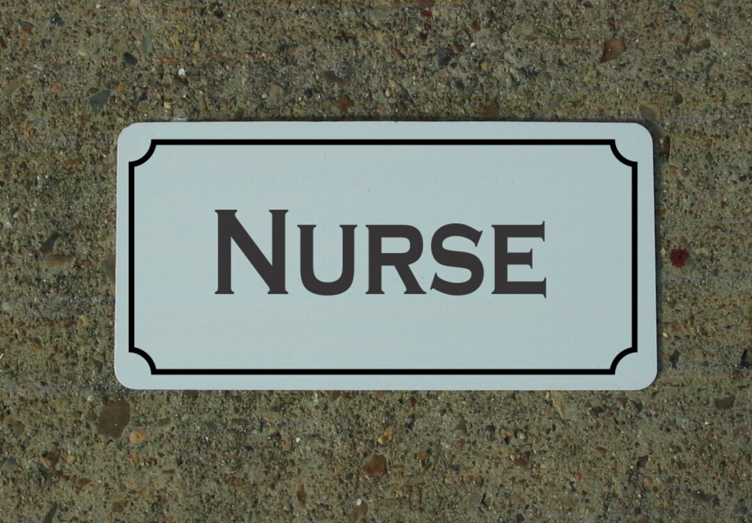 NURSE... Metal Sign for Farm Ranch or Kitchen Decor Golf Course Club ...