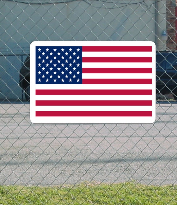 USA FLAG Metal Sign United States of America - Etsy