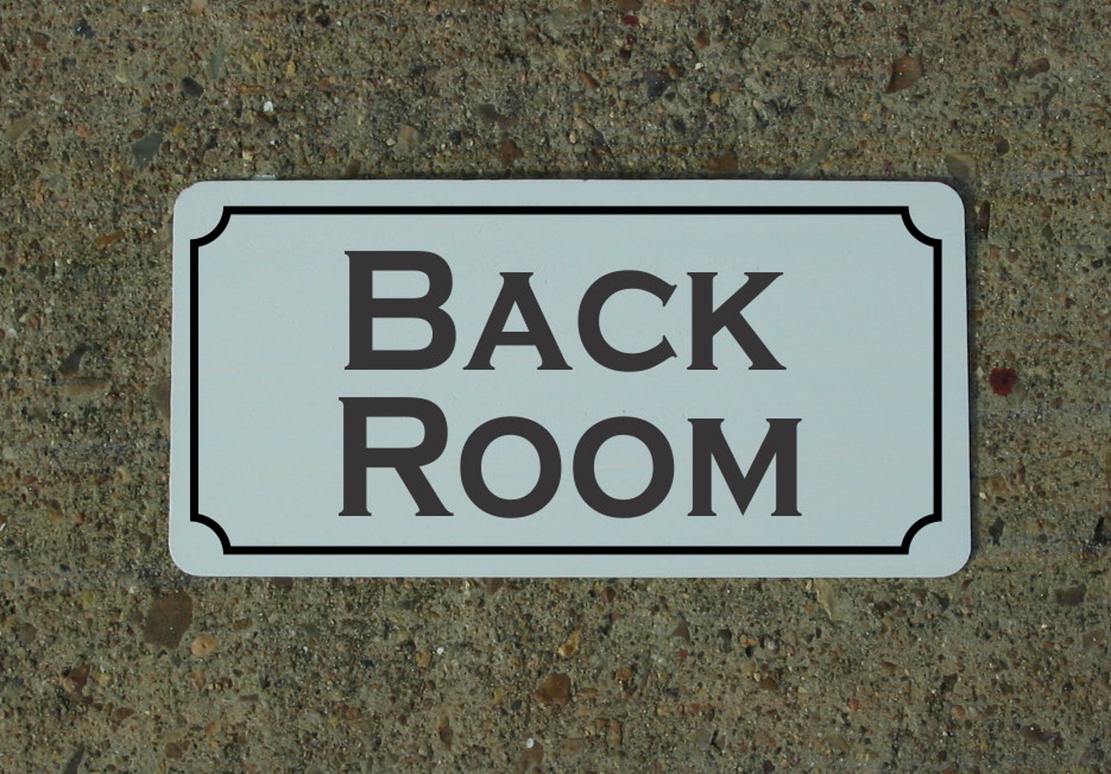 BACK ROOM Metal Sign for Bar Store Shop Restaurant Pool Hall - Etsy UK