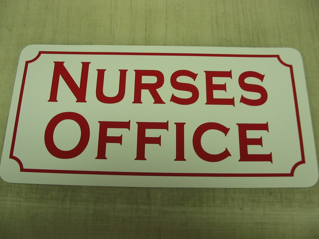 NURSES OFFICE Metal Sign for School Hospital Doctors Er Clinic - Etsy