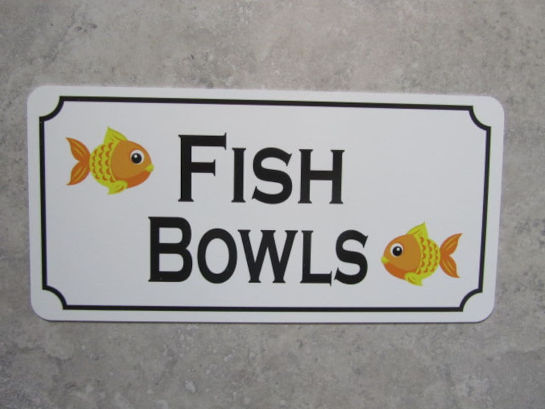 FISH BOWLS Metal Sign Vintage Carnival Fair Boardwalk Amusement Park ...