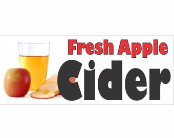 Apple Cider Banner | Etsy