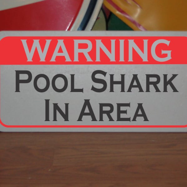 Pool Shark Sign - Etsy
