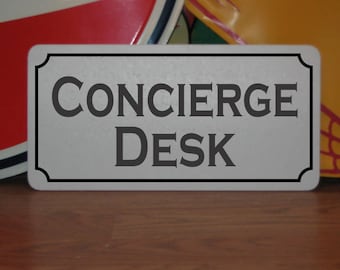 Concierge Sign - Etsy