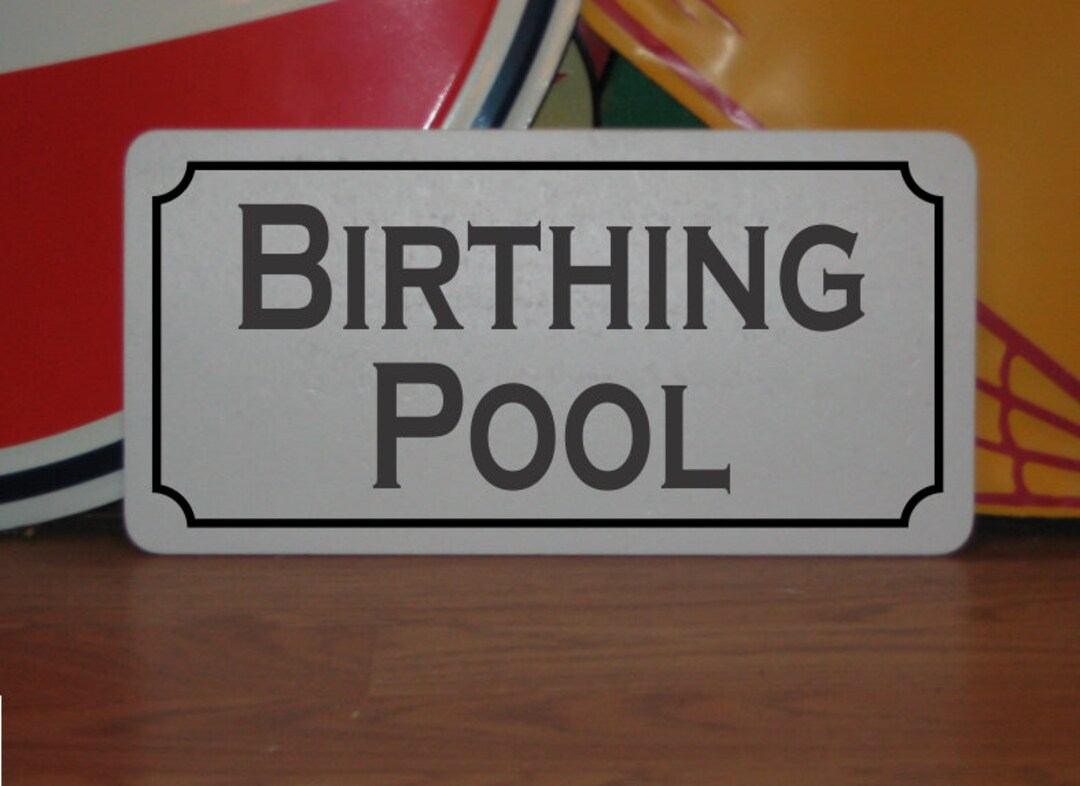 Birthing Pool Metal Sign - Etsy 日本