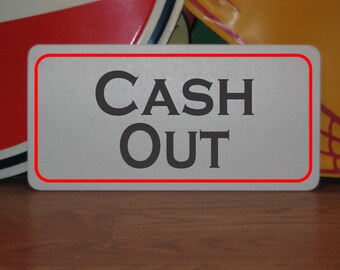 Cash Bar Table Sign - Etsy