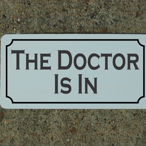 Doctor Door Sign - Etsy