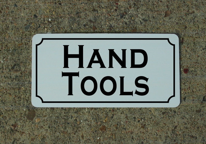HAND TOOLS Metal Sign - Etsy