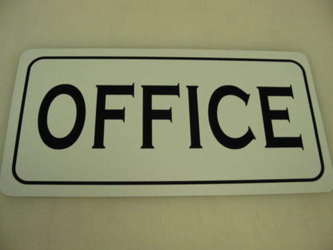 OFFICE Metal Sign - Etsy