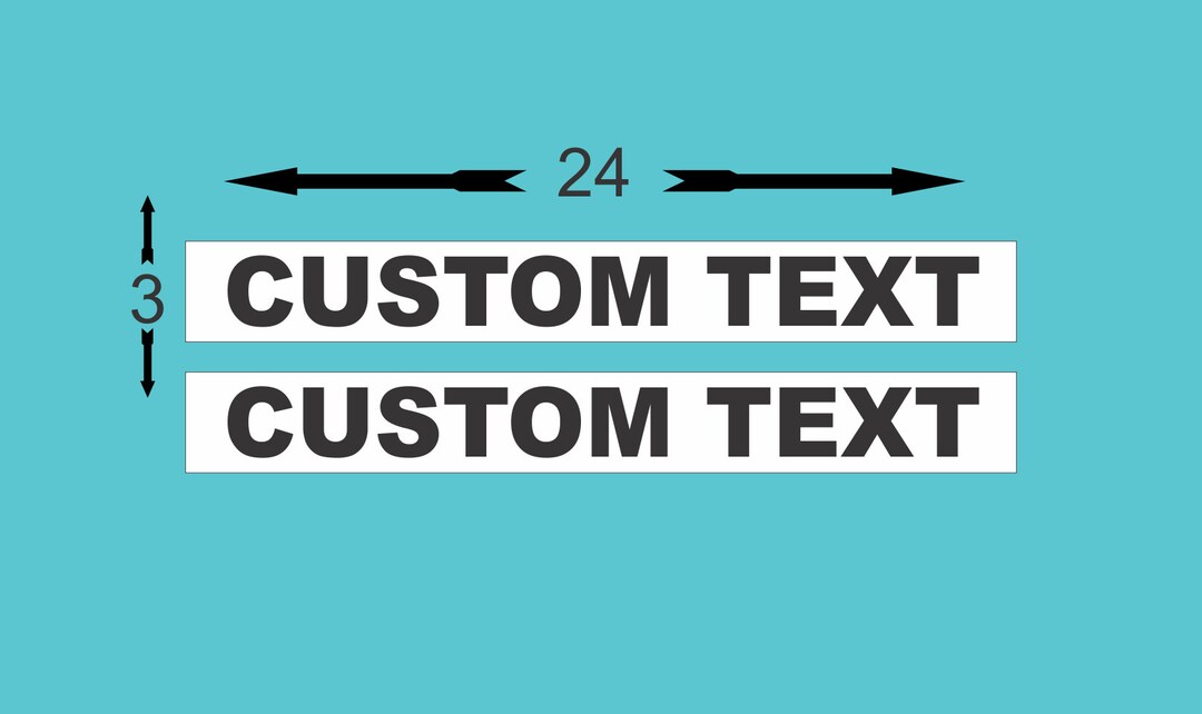 CUSTOM TEXT Magnetic Signs 3x24 Vehicle K9 Dog 4 Car Truck Van SUV ...