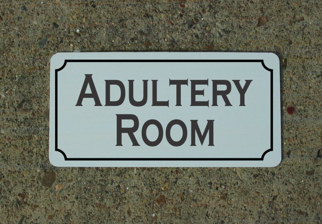Adultery Room Metal Sign Bdsm S&M Sex Decor Mistress Master Sub Dom ...