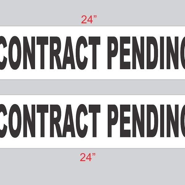 Real Estate Pending Sign - Etsy