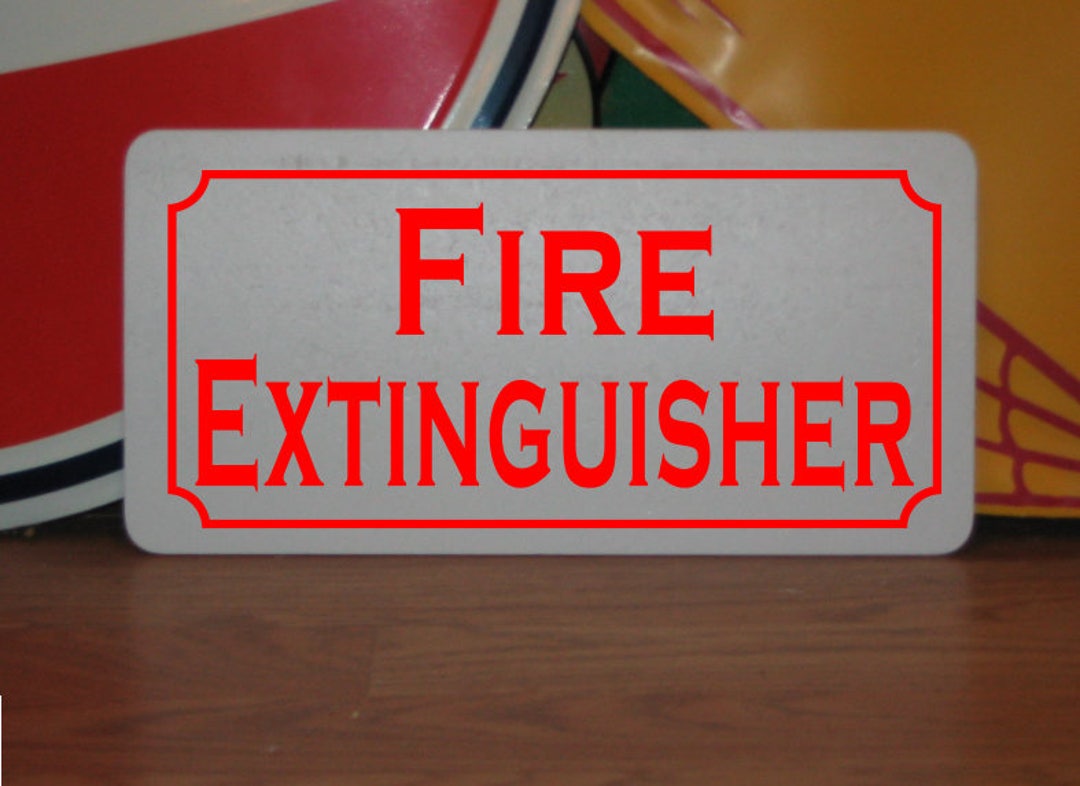 FIRE EXTINGUISHER Metal Sign - Etsy