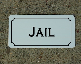 Jail Sign | Etsy UK