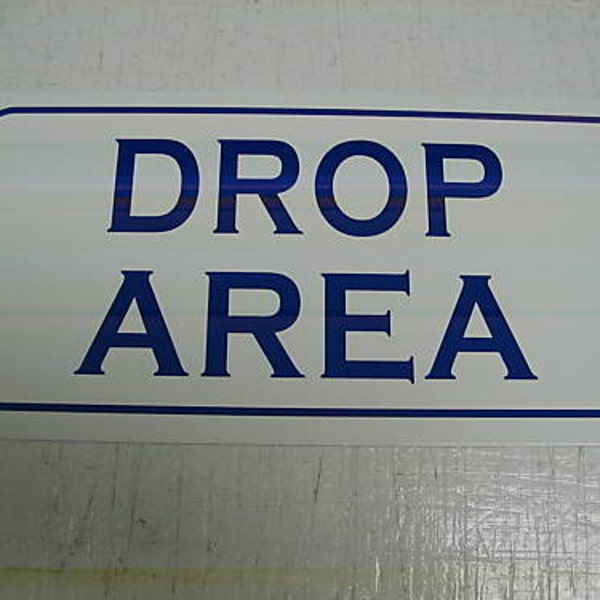 Golf Drop Area Sign - Etsy