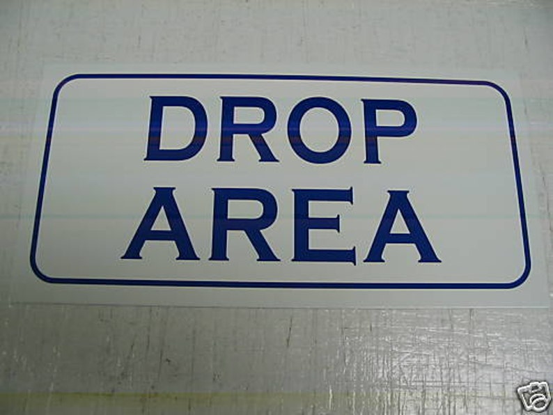 DROP AREA Metal Sign for Golf Course Club Driving Range - Etsy