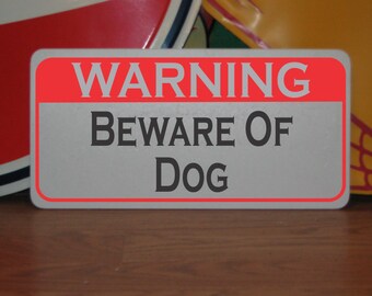 Beware of Dog Warning Sign Pet Dogs Signs Security - Etsy