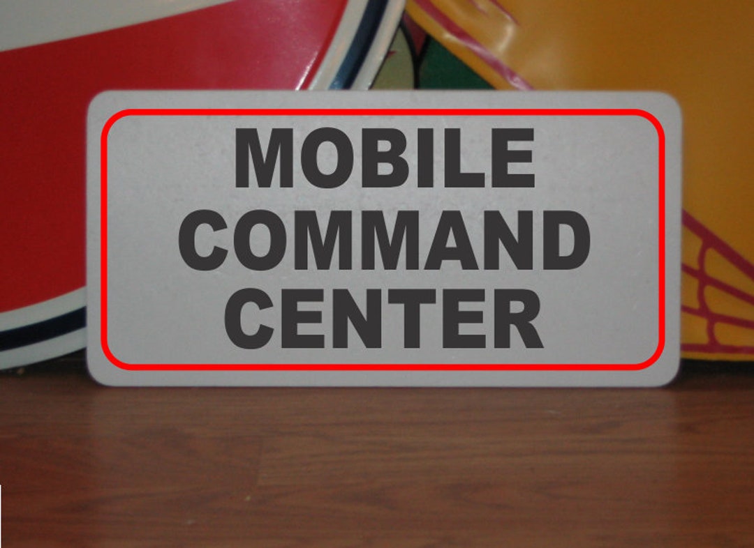 Mobile Command Center Metal Sign - Etsy