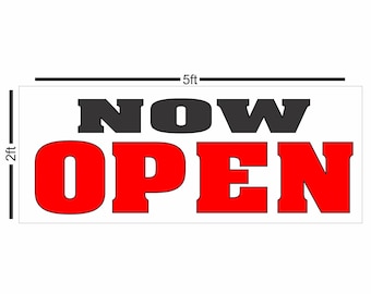 Open Sign Banner - Etsy