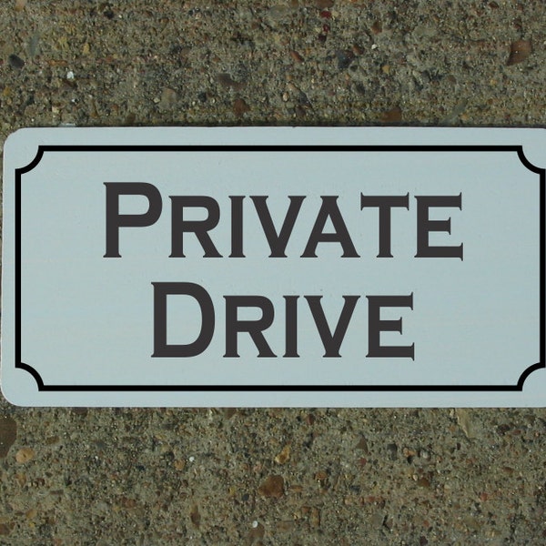 Private Road Sign - Etsy