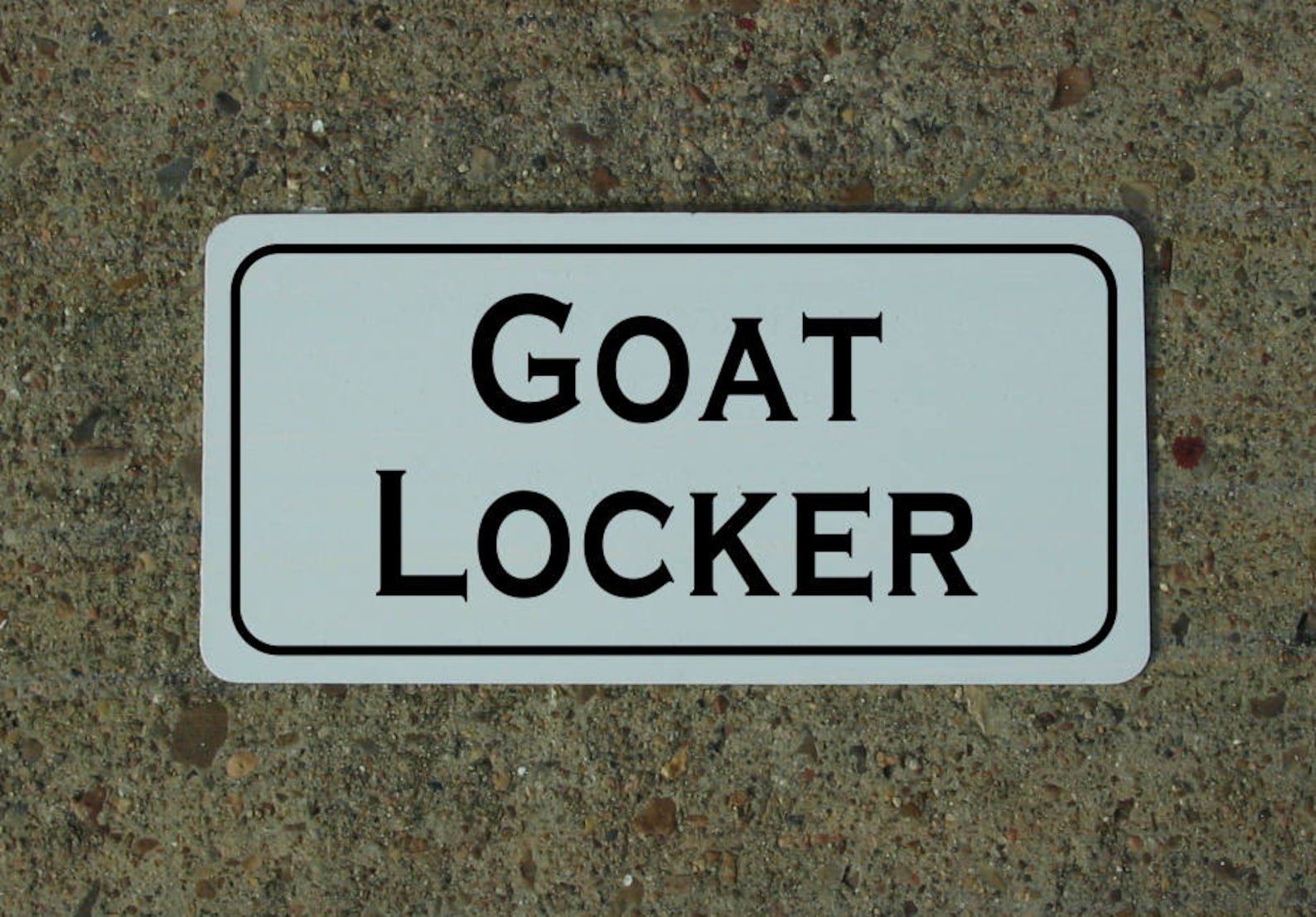 GOAT LOCKER Sign for Navy Military Room Us USA American Chief - Etsy