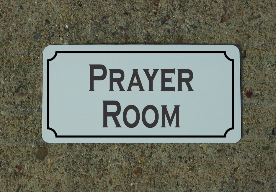 Prayer Room Sign Printable