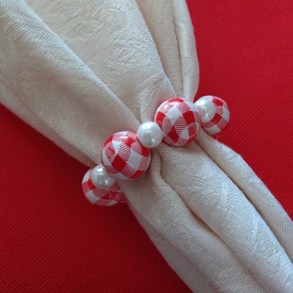 Bead Napkin Rings - Etsy