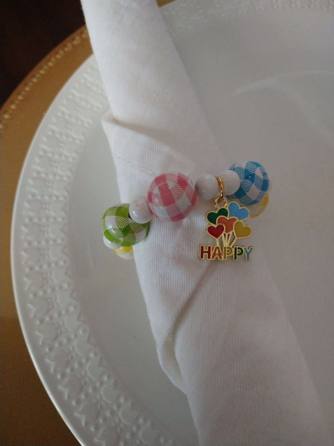 Happy Birthday Napkin Rings, Happy Anniversary Napkin Rings, Balloons ...