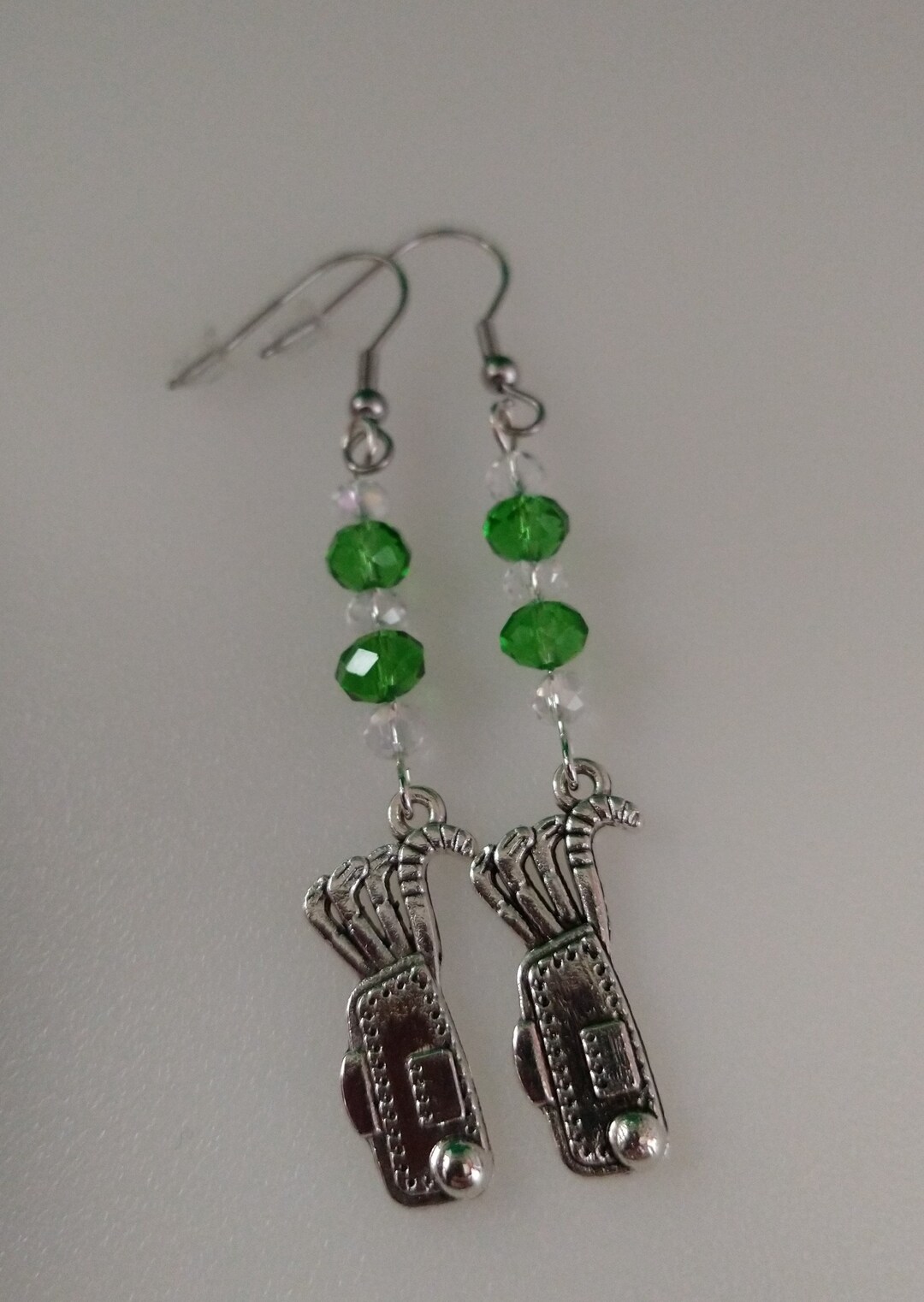 Golf Dangle Earrings, Golf Jewelry, Golf Earrings, Golf Lovers Jewelry ...