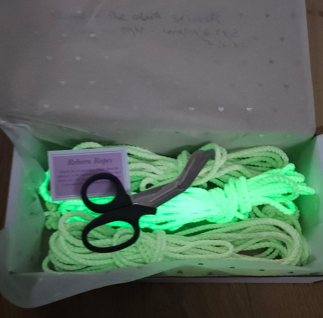SECONDS Shibari Glow in the Dark Rope Kit. - Etsy