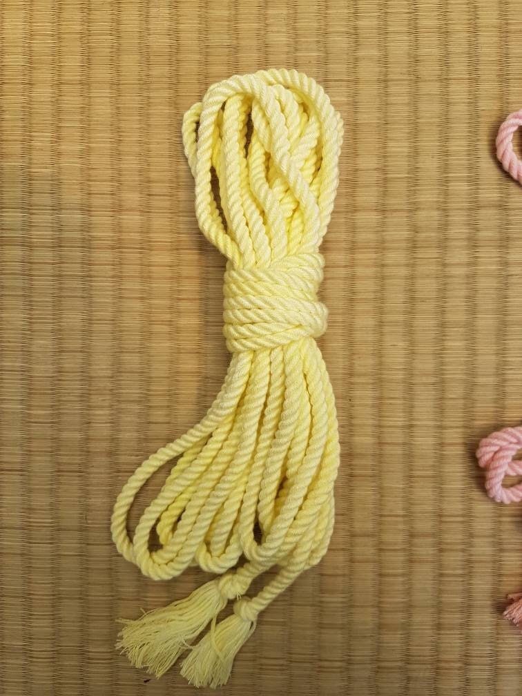 Sweethearts pastel Baby Rope Collection Bamboo Rope 8m | Etsy UK