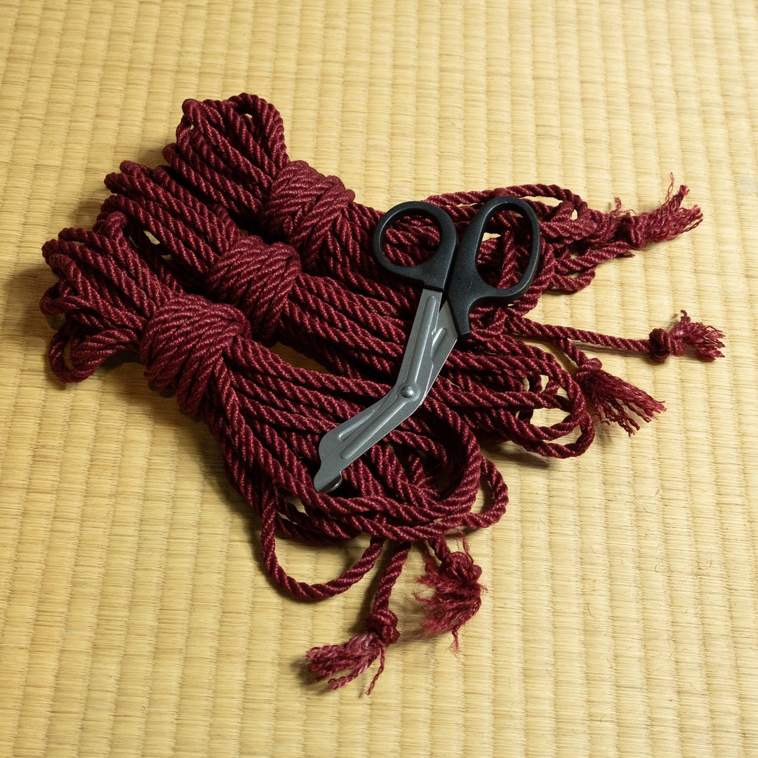 Shibari Rope. 2 Ply cherry Fully Treated Tossa Jute Rope. - Etsy