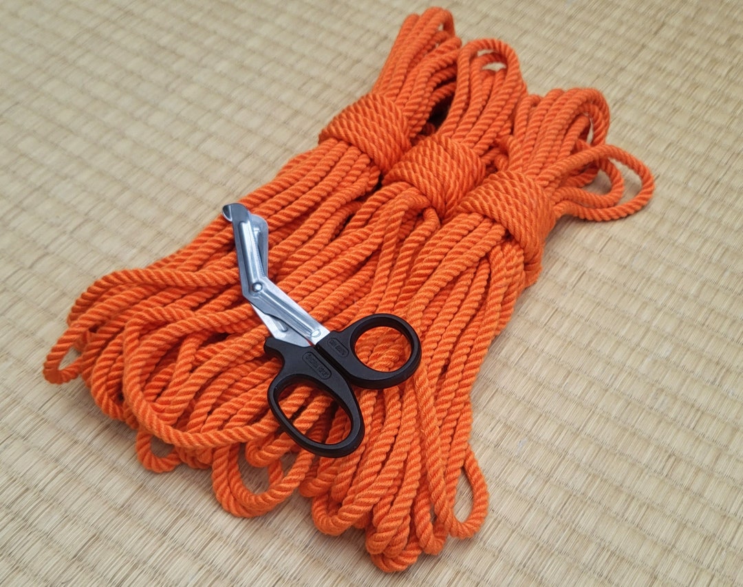 Shibari Rope. Bamboo ‘tangerine Dreams’. 8 Meter (26ft) Vegan-friendly ...