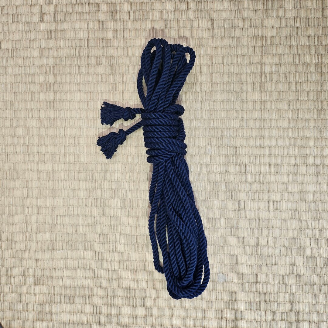 Shibari Rope. Goliath Bamboo navy Blue. 9 Meter. Vegan-friendly ...