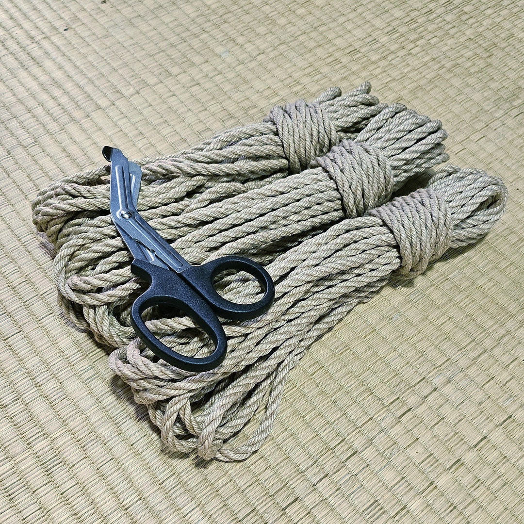 Shibari Rope. 'crisp Natural' Made From Single Ply, Tossa Jute. Vegan ...