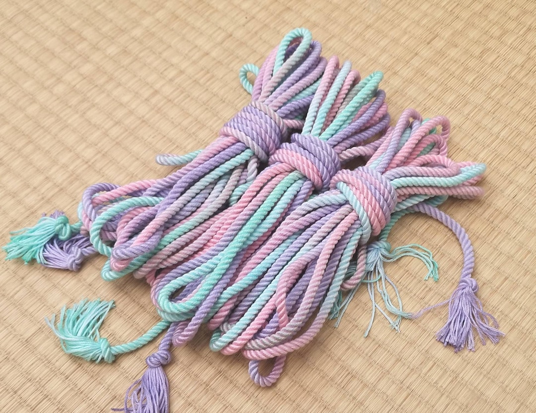 Shibari Rope. Bamboo ‘my Little Pony’. 8 Meter (26ft) Vegan-friendly ...