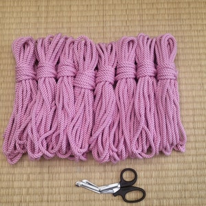 Shibari Rope. Bamboo ‘barbie Pink’. 8 Meter (26ft) Vegan-friendly ...