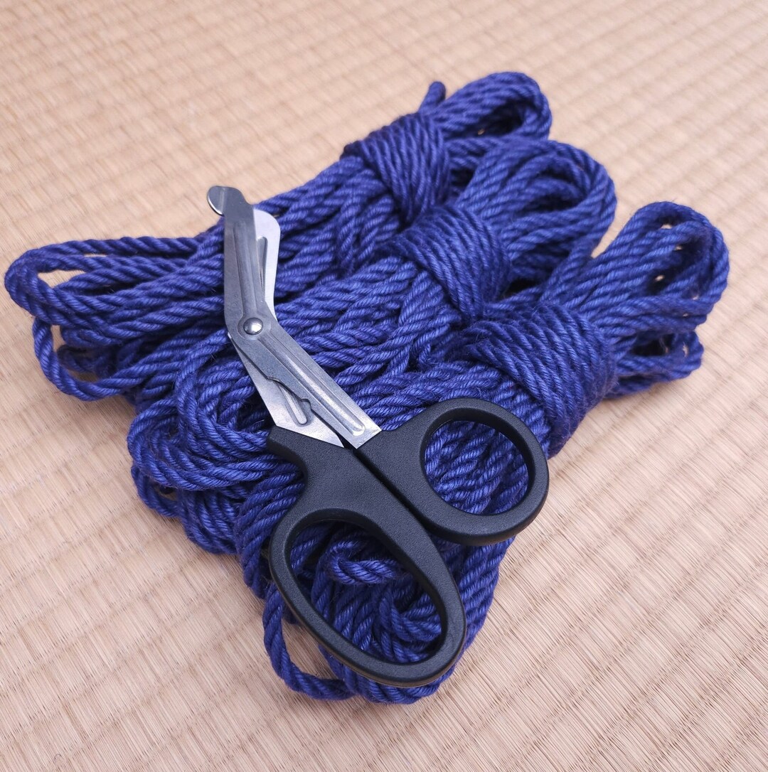 Yukanawa 青 Ao Blue Shibari Rope. 1 Ply - Fully Treated' Jute Rope ...