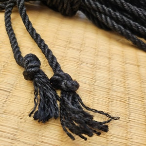 Shibari Rope. 2 Ply ‘black- Fully Treated’ Tossa Jute Rope. 8 Meter ...