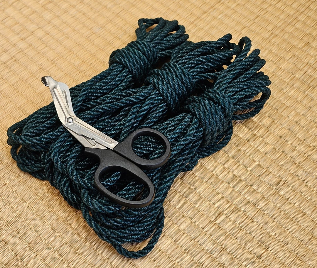 Shibari Rope. 2 Ply "dark Teal - Fully Treated" Tossa Jute Rope. 8 ...