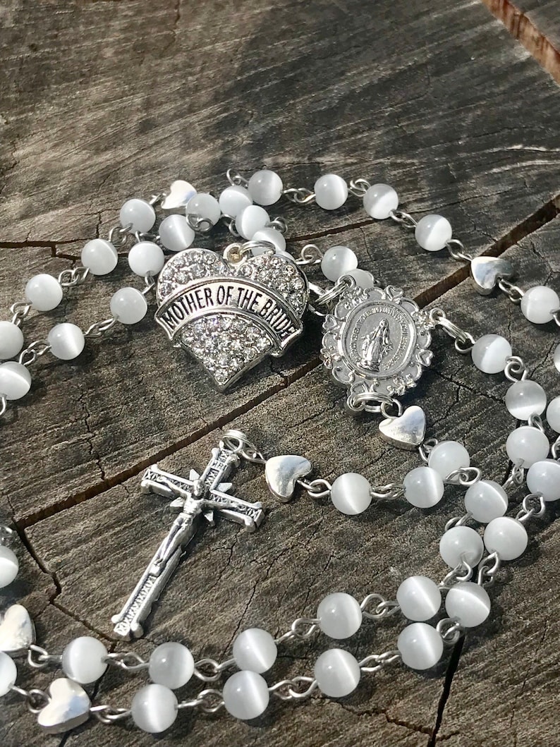 Catholic Rosary ~ Mother of the Bride Gift ~ Mother of the Bride ...