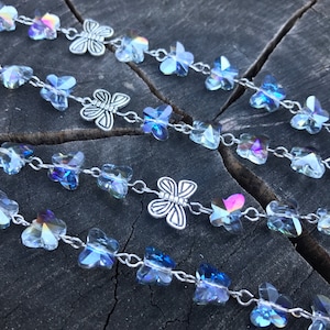 Catholic Rosary Butterfly ~ Catholic Rosary Made With Iridescent ...