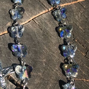 Catholic Rosary Butterfly ~ Catholic Rosary Made With Iridescent ...